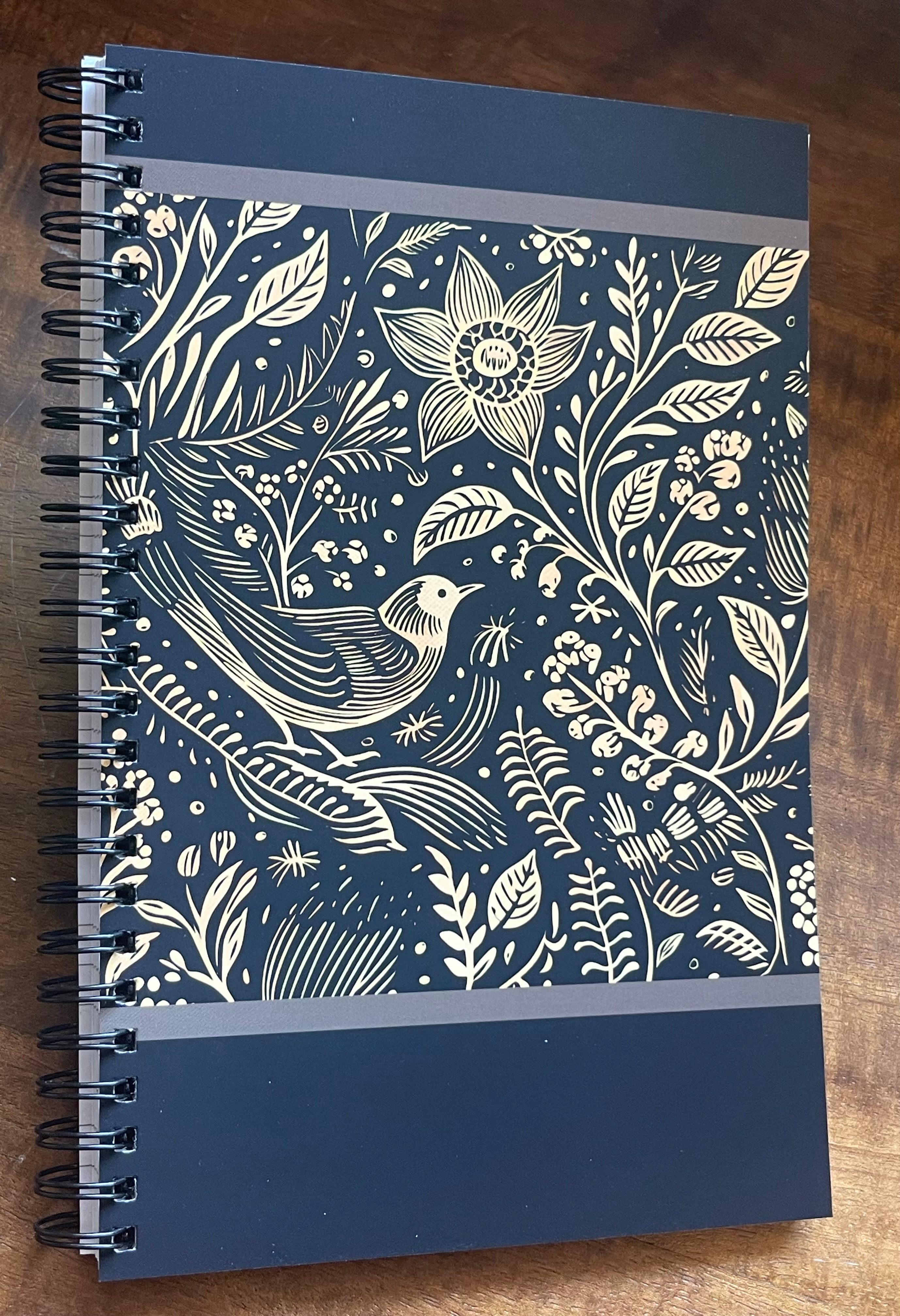 Brown and Black Bird notebook – Ink & Stars
